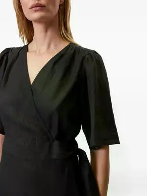 Marc O'polo Puff Sleeve Wrap Dress
