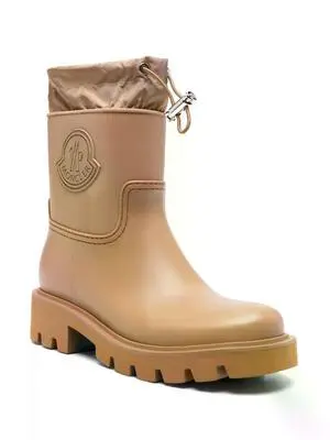Moncler Kickstream Rain Boots - Brown