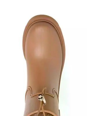 Moncler Kickstream Rain Boots - Brown