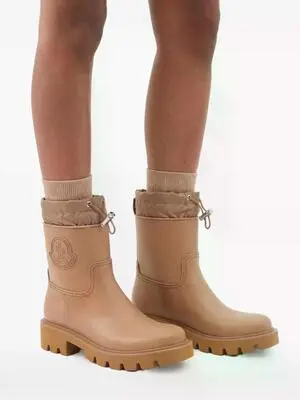 Moncler Kickstream Rain Boots - Brown