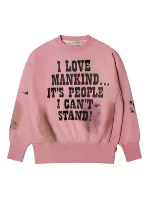 ADVISORY BOARD CRYSTALS I Love Mankind Sweatshirt
