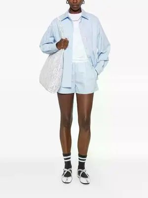 Alexander Wang Shrunken Logo Cotton T-shirt