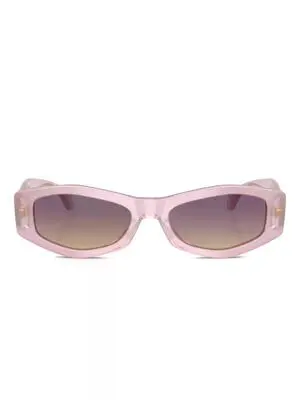 Versace Geometric-frame Sunglasses - Pink
