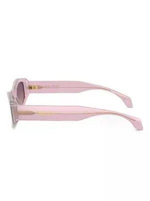 Versace Geometric-frame Sunglasses - Pink