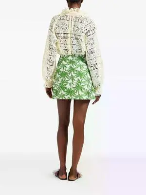 La DoubleJ Printed Mini Skirt