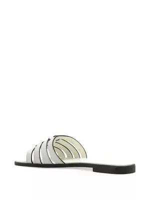 Tory Burch Leather Flat Sandals