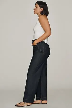 Maeve Colette High-rise Wide-leg Jeans - Rinse Wash