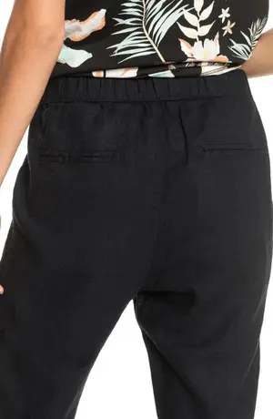 Roxy Tie Waist Linen Blend Pants