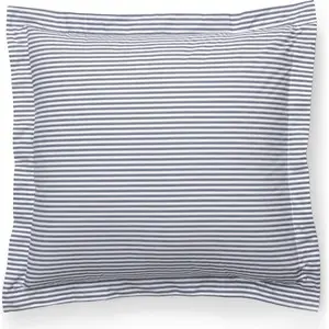 PETITE PLUME French Ticking Sham - Navy