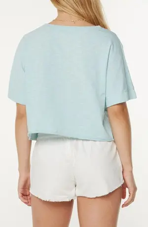 Roxy Oversized Cropped Graphic T-shirt