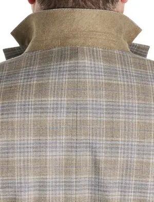 Michael Kors Plaid Sport Coat - Tan