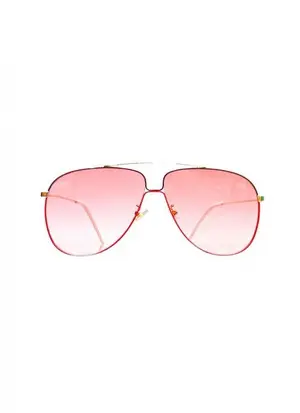 TRIBAL ËYËS Highlife Rose 58mm Aviator Sunglasses - Pink