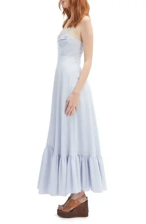 Bardot Marian Linen Blend Maxi Dress