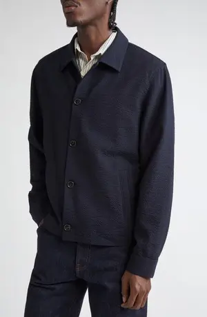 Sunspel Lightweight Stretch Wool Jacket