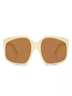 Miu Miu Ombre Sculpted Sunglasses - Neutrals