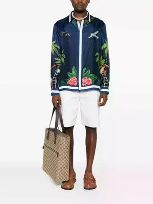 Casablanca Silk Shirt - Blue