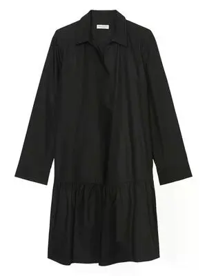 Marc O'polo Collared Button-up Shirt Dress - Black