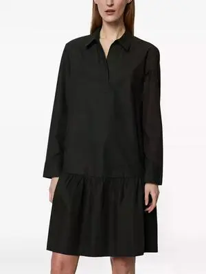 Marc O'polo Collared Button-up Shirt Dress - Black