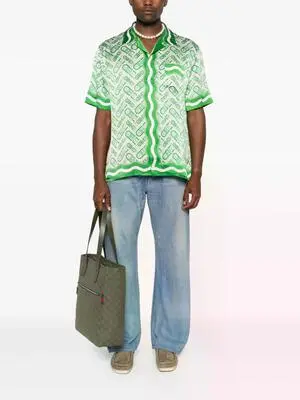 Casablanca Silk Shirt - Green