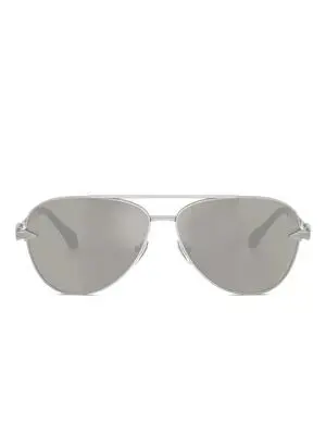 Versace Pilot-frame Sunglasses - Silver