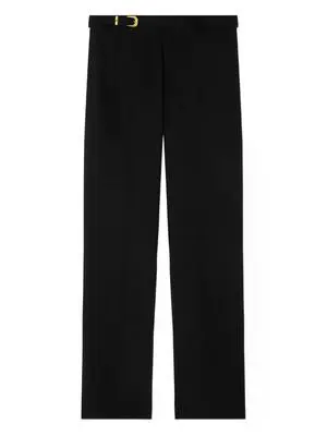 Versace Belted Tailored Trousers