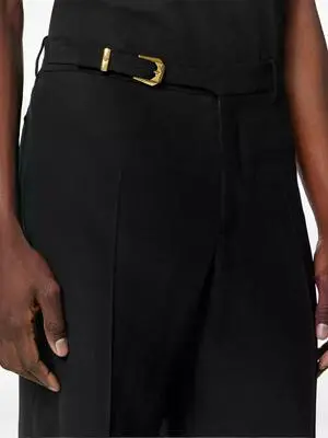 Versace Belted Tailored Trousers
