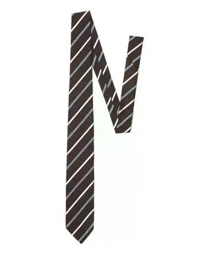 Dsquared2 Striped Neck Tie - Brown