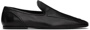 Dries Van Noten Grained Leather Loafers - 900 Black