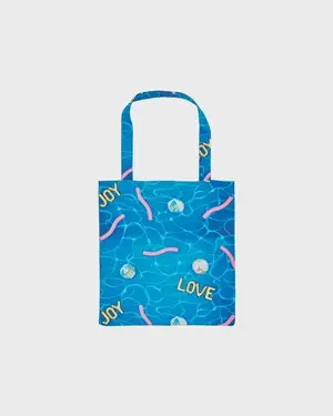 Vilebrequin X Joel Mesler 'balade' Beach Tote Bag - Blue