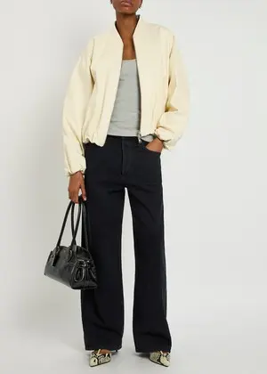 AGOLDE Low Slung Baggy Wide-leg Jeans - Black