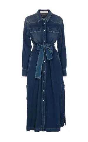 GOLDEN GOOSE Golden Goose Denim Shirt Dress - Blue