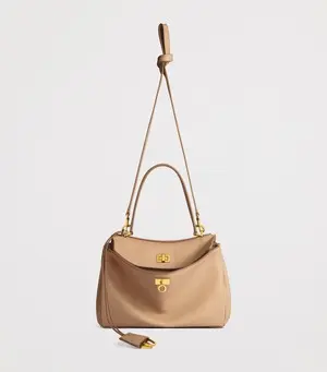 Balenciaga Leather Rodeo Top Handle Bag - Brown