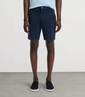 BOSS Stretch Cotton Slim-fit Shorts