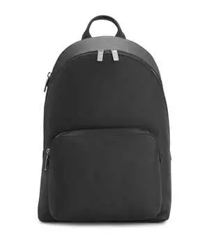 BOSS Leather Crosstown Backpack - Black