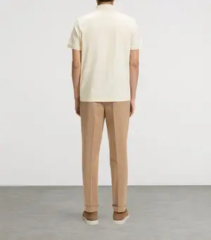 BOSS Cotton Regular-fit Polo Shirt - White