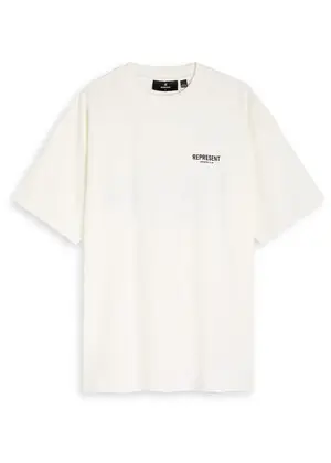 REPRESENT Owners Club Logo Cotton T-shirt - White