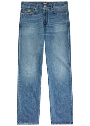 Versace Slim-leg Denim Jeans - Mid Blu