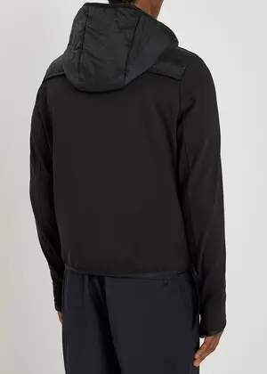 Moncler Panelled Cotton-blend And Shell Jacket