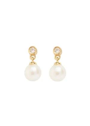RAGBAG Odile Mini 18kt -plated Drop Earrings - Gold