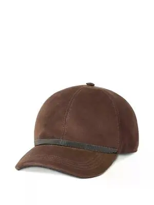Brunello Cucinelli Monili-chain Baseball Cap - Brown