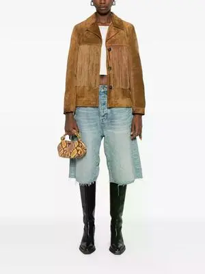 GOLDEN GOOSE Fringed Suede Jacket