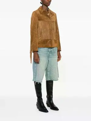 GOLDEN GOOSE Fringed Suede Jacket