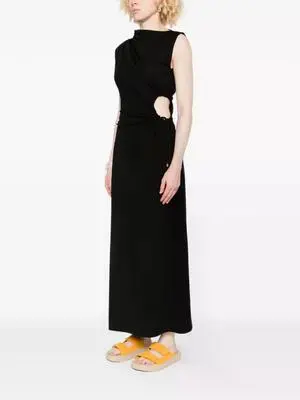 Maje Sleeveless Asymmetric Dress