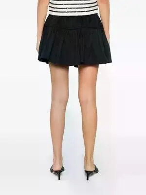 Maje Tiered Mini Skirt - Blue