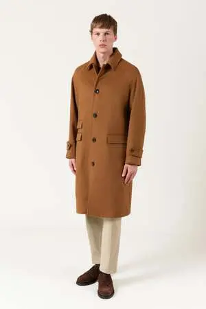 AUTORE Wool And Cashmere Windsor Coat - Bruciato