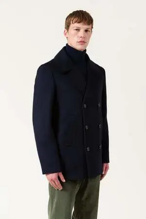 AUTORE Wool Dean Coat - Blue