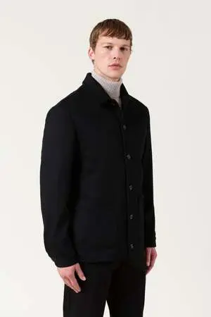 AUTORE Overshirt Borg Wool Jacket