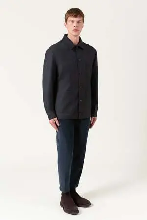 AUTORE Borg Overshirt Jacket - Grigio