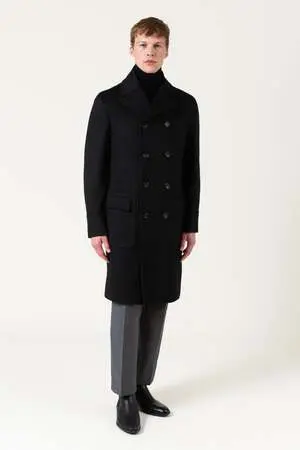 AUTORE Nicholson Wool Coat - Nero