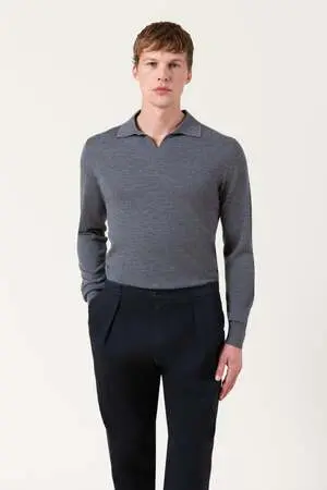 AUTORE Brando Cotton Trousers - Blu